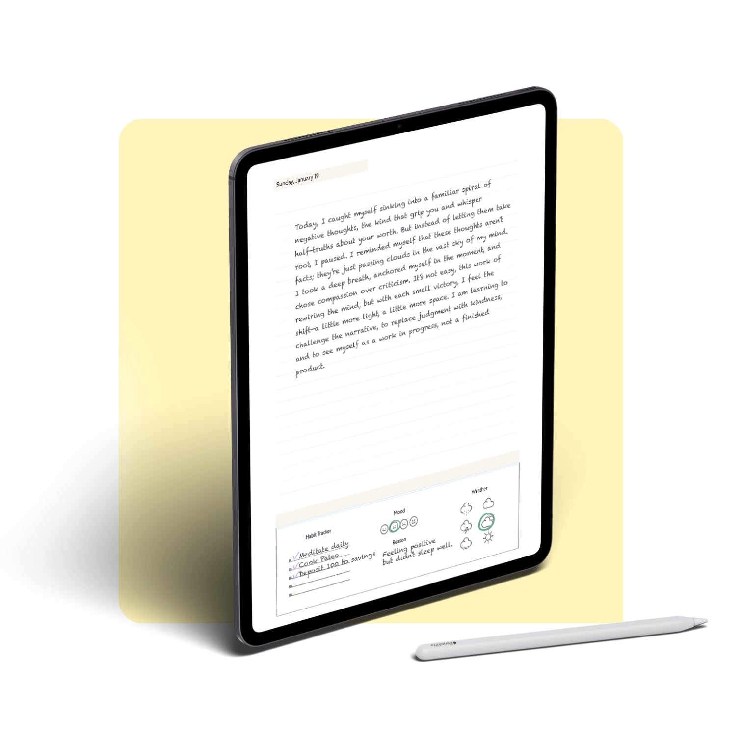 Interactive Digital Journal and Diary from Paperlike