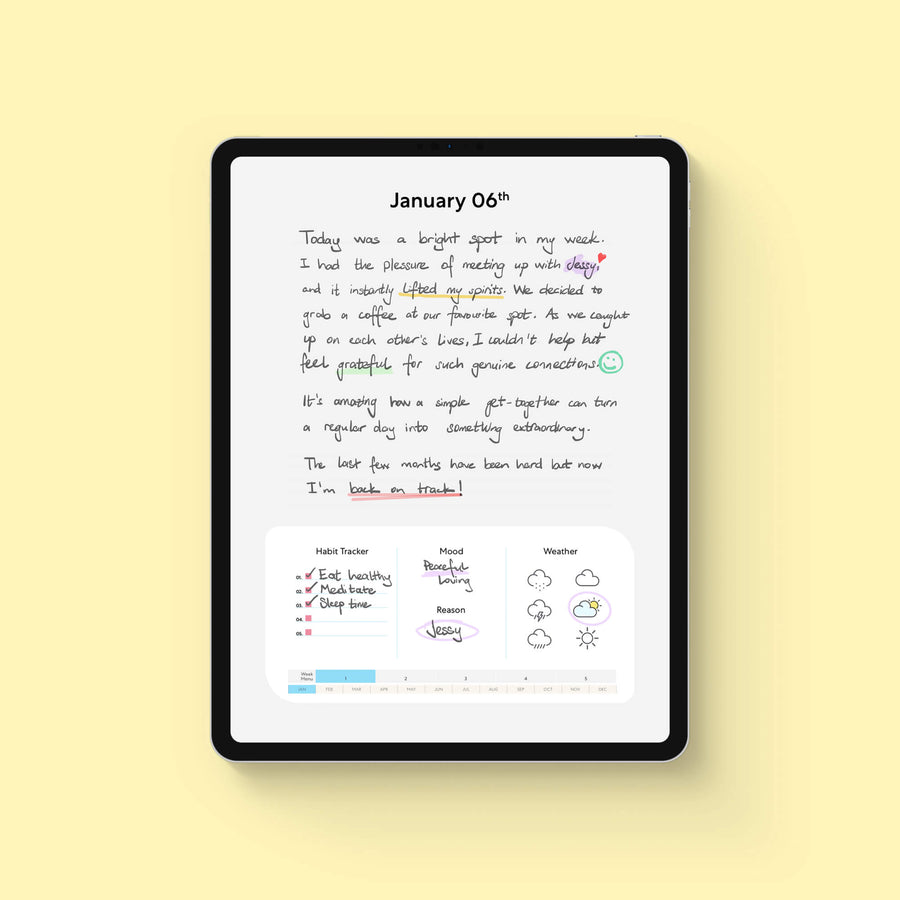 Interactive Digital Journal and Diary from Paperlike