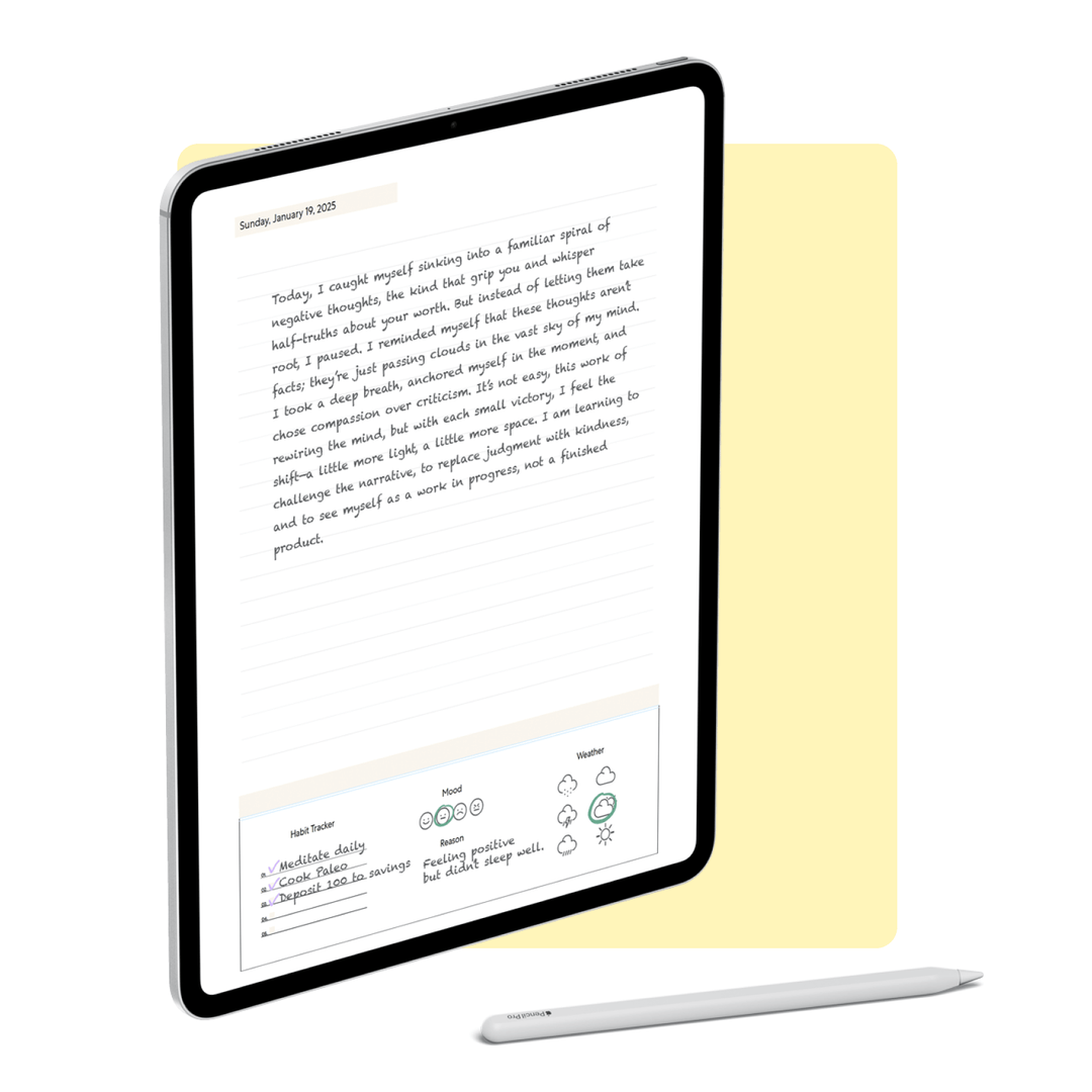 Interactive Digital Journal and Diary from Paperlike