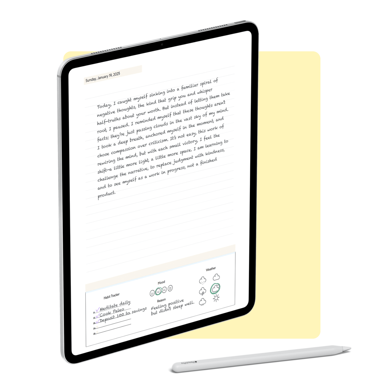 Interactive Digital Journal and Diary from Paperlike