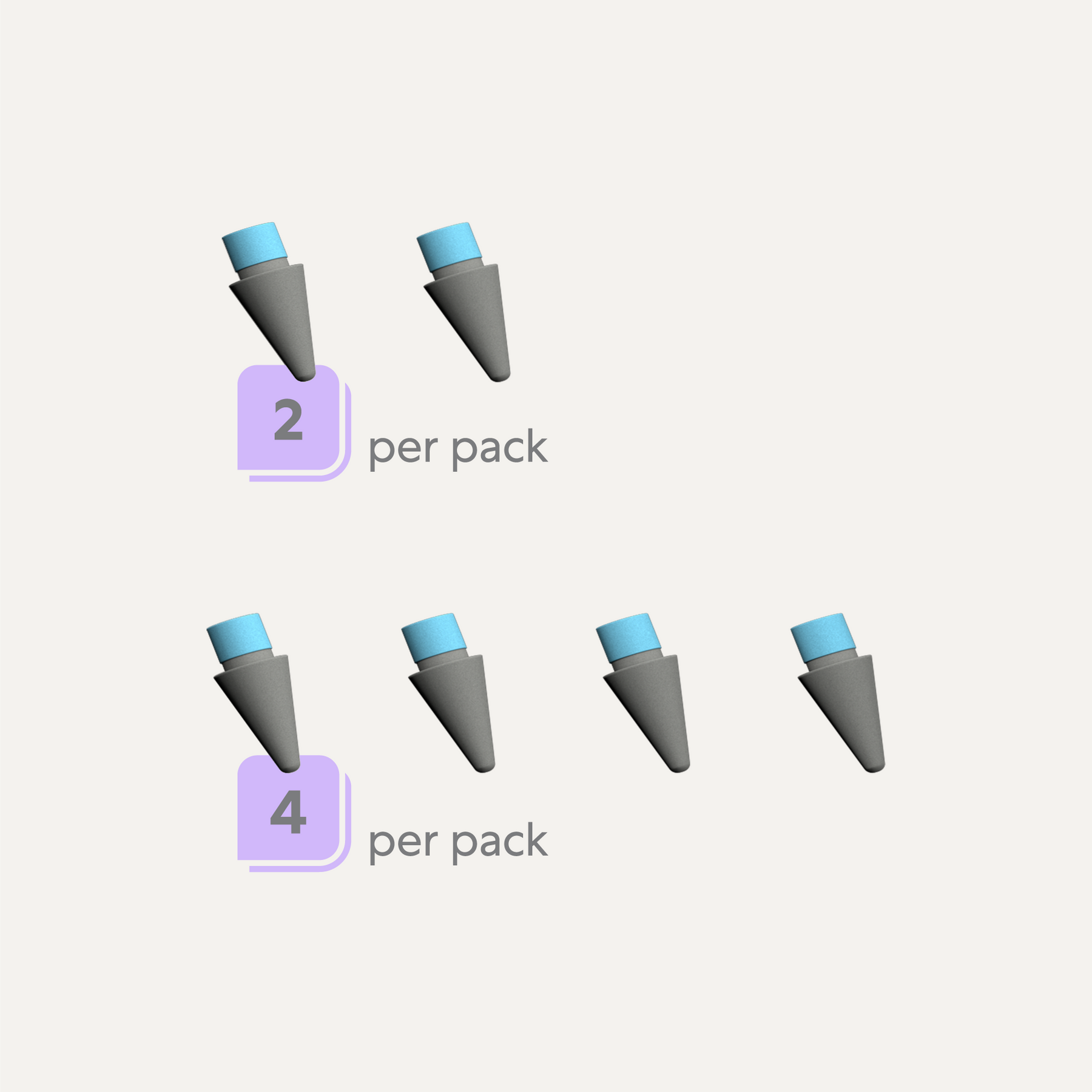 Paperlike® Pencil Tips - giving you a more sensory iPad experience.